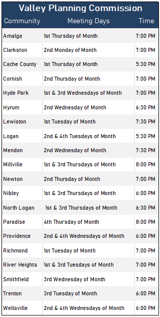 Official Site of Cache County, Utah - Information/FAQ's