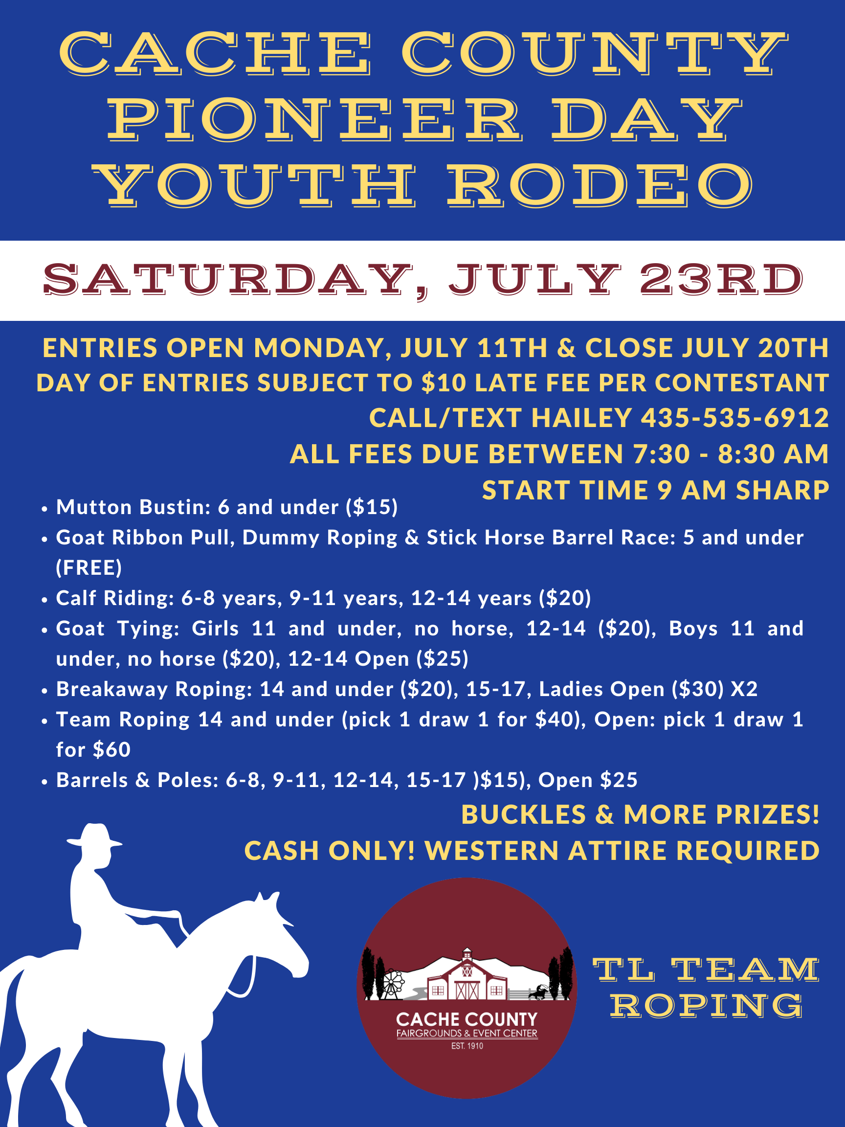 Official Site of Cache County, Utah - Pioneer Day Youth Rodeo